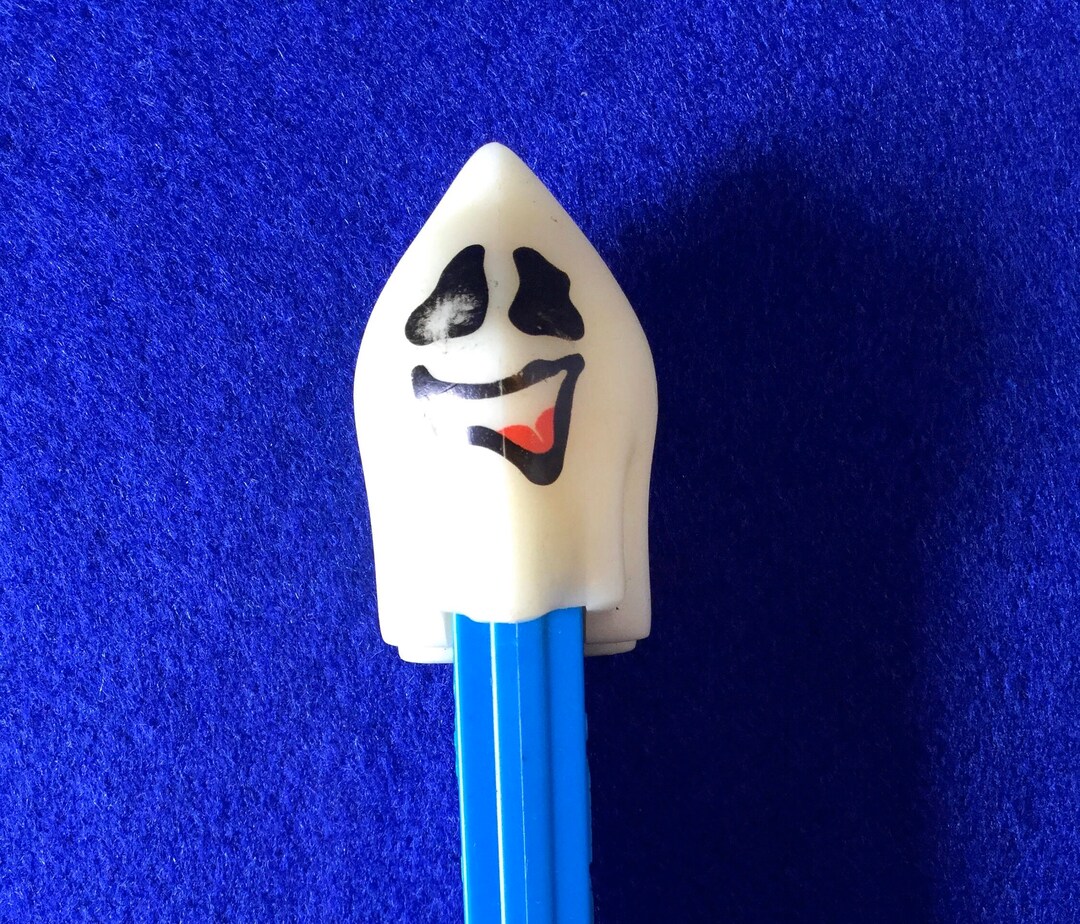 Pez Glow in the Dark Ghost, Blue Stem, Pez Plastic Candy Dispenser ...