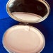 1950s Vintage Oval Powder Compact With Mirror, Genuine Hand Tooled ...