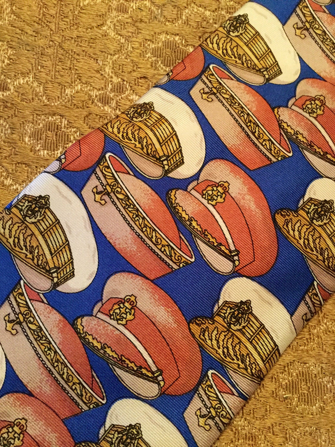 Unusual 1980s Vintage in the Navy Naval Headgear Necktie by | Etsy