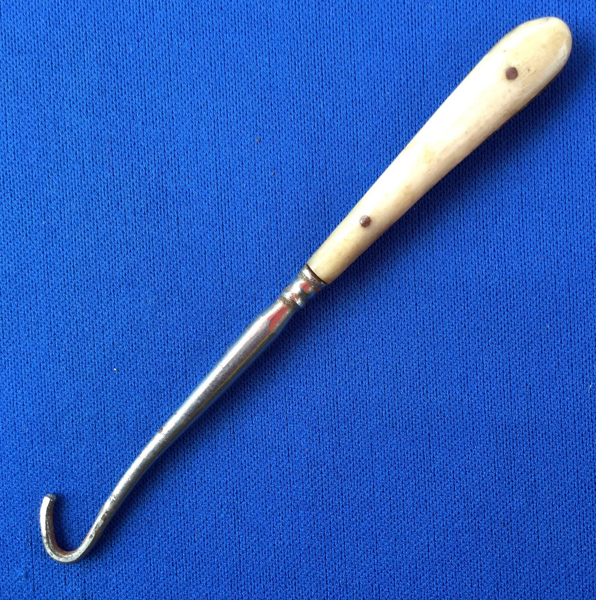 Victorian Buttonhook With Bone Handle & Metal Hook - Etsy