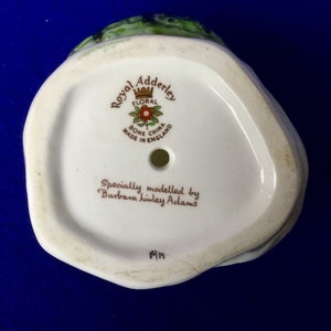 Rare Royal Adderley Floral Bone China Crocodile With Water Lily ...