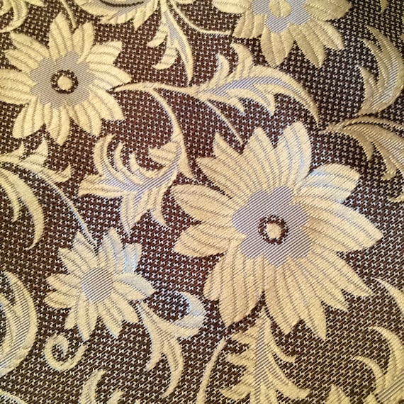 Vintage Sammy Necktie - 1970s Floral Polyester Kipper… - Gem