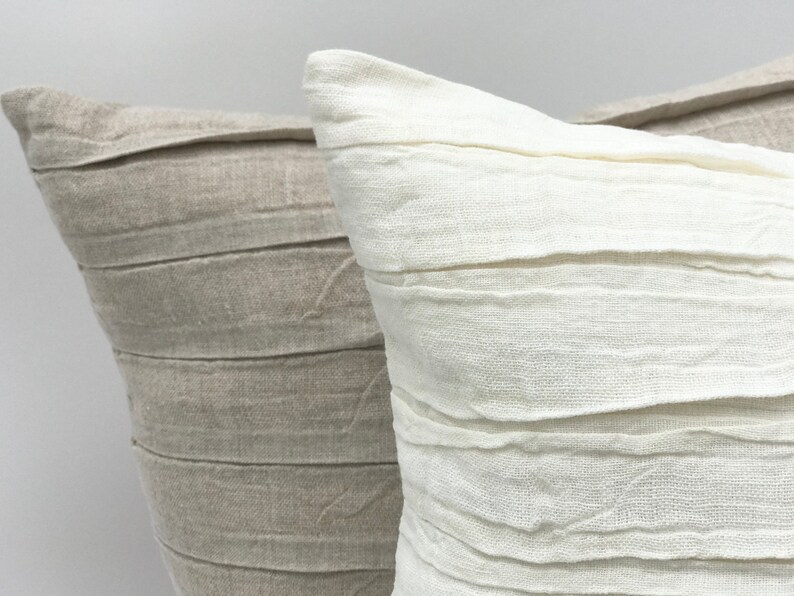 Natural Linen Cushion Cover. Linen Decor Cushion Rustic - Etsy UK