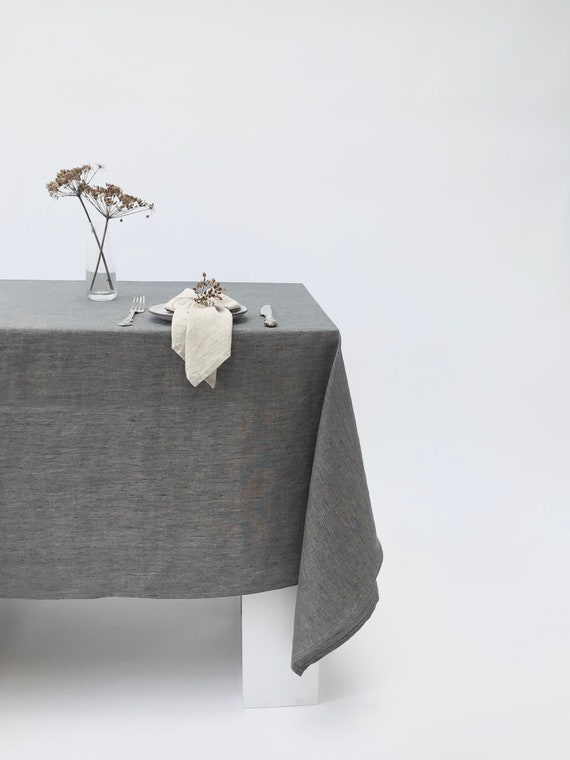 Gray rectangle tablecloth store