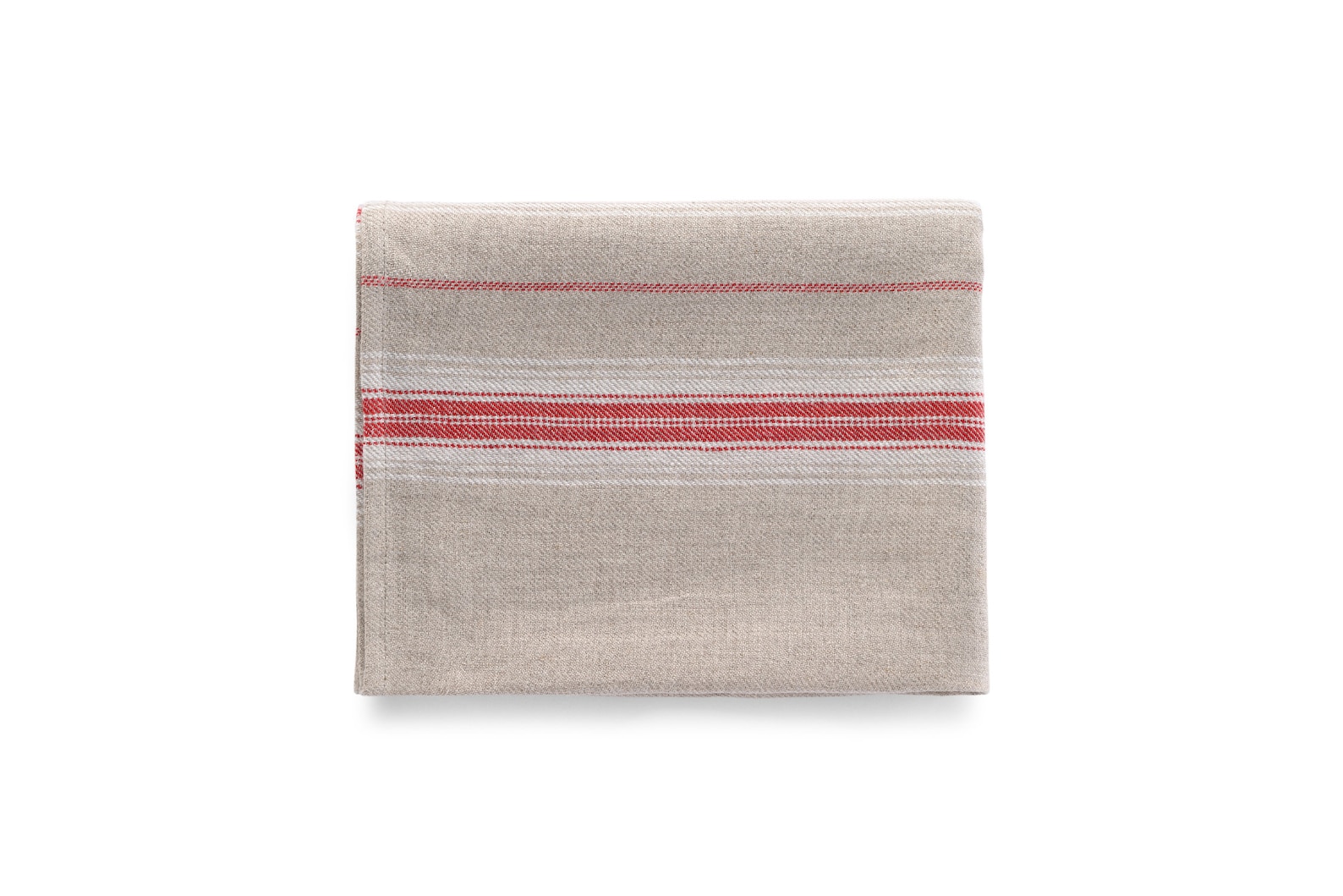 Red Stripe French Country Linen Table Runner - Etsy