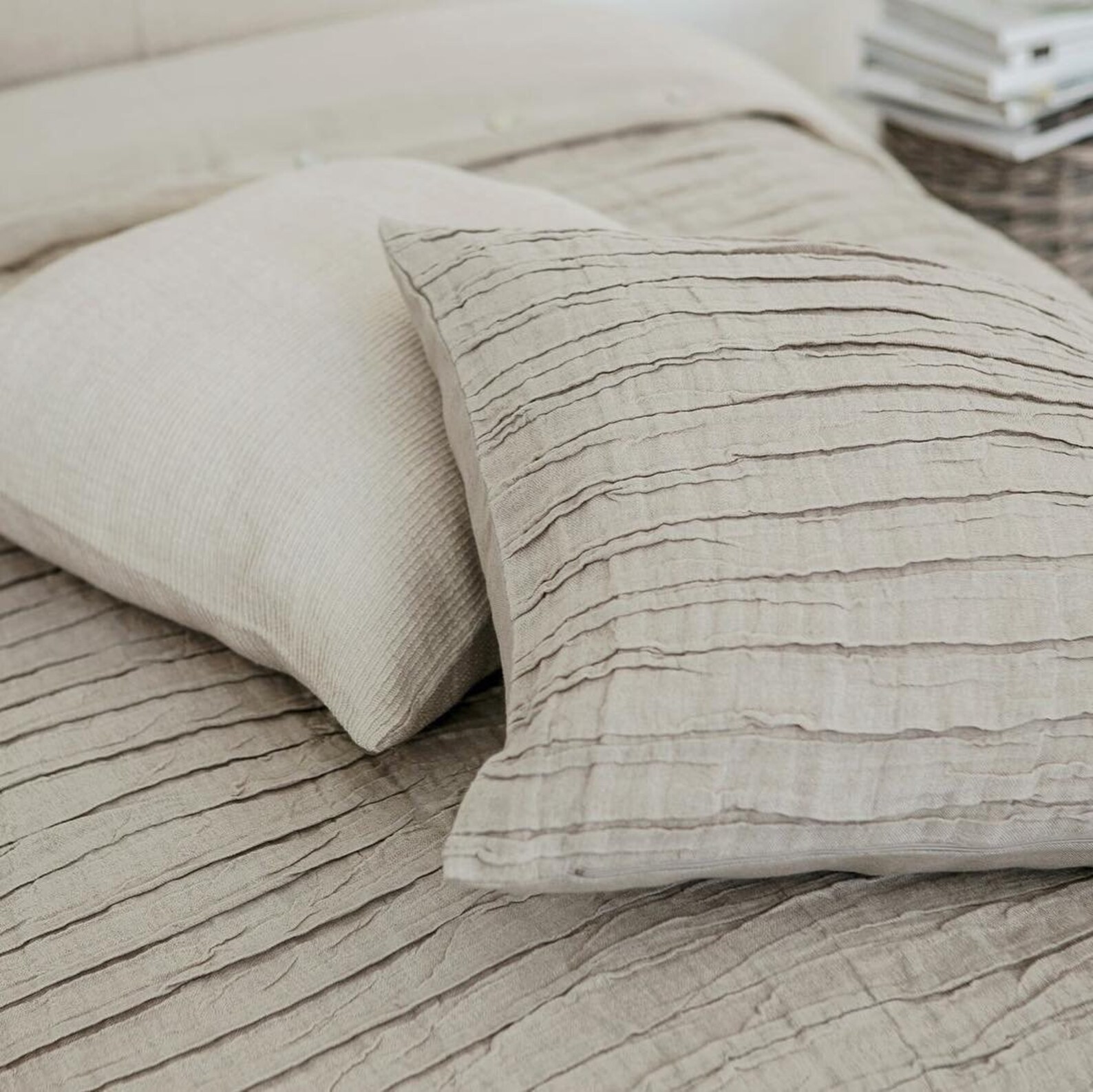 Natural Linen Cushion Cover. Linen Decor Cushion Rustic - Etsy UK