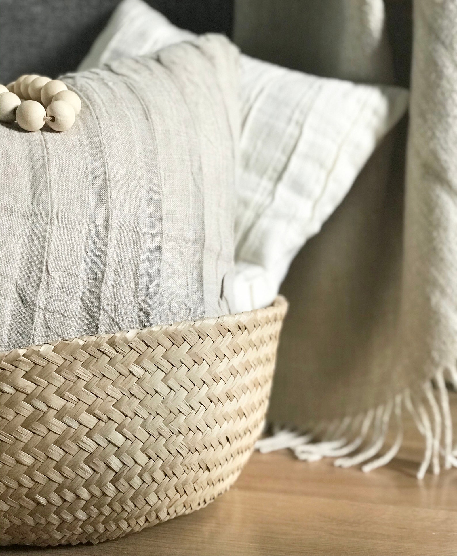 Natural Linen Cushion Cover. Linen Decor Cushion Rustic - Etsy UK