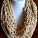 Infinity Scarf,beige Infinity Scarf, Lacy Infinity Scarf, Natural ...