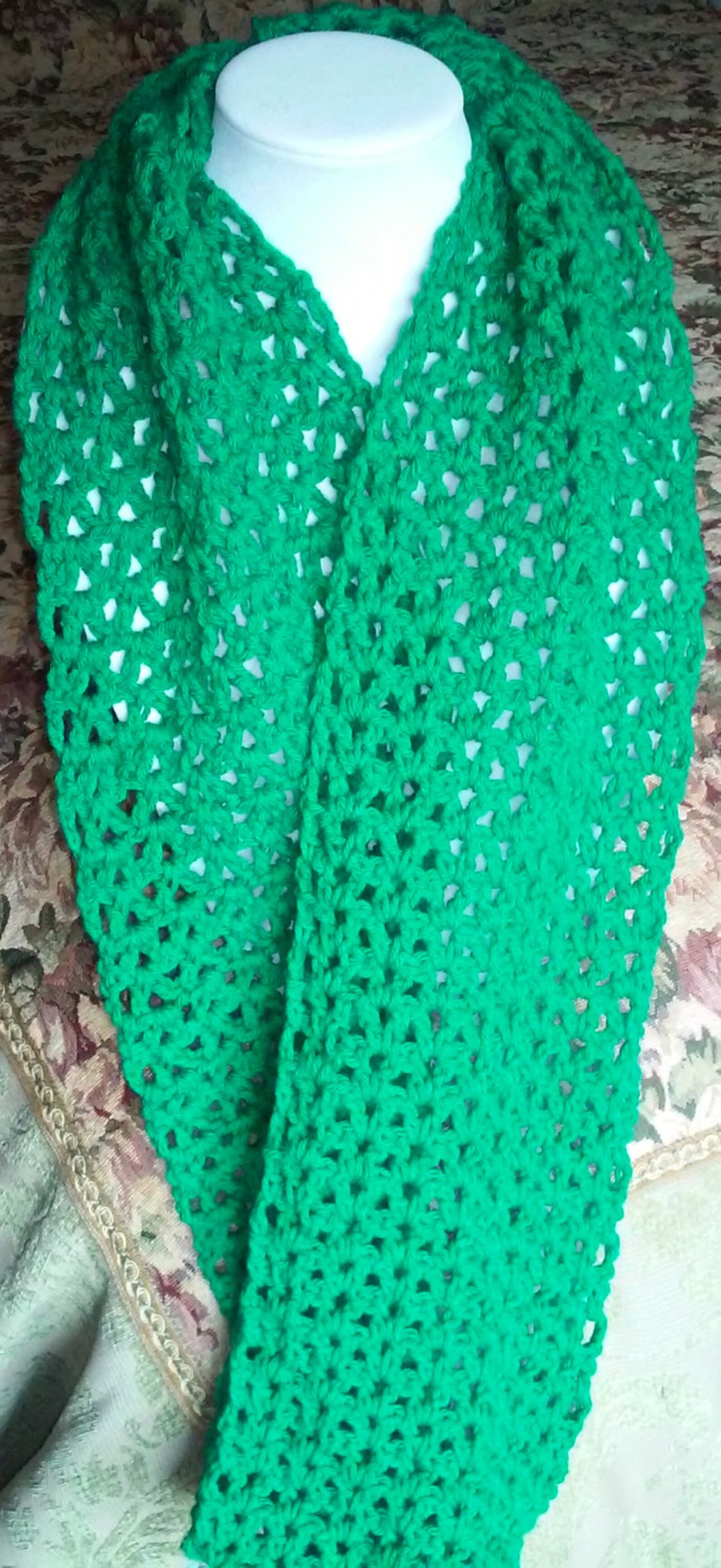Emerald Green Infinity Scarf Perfect for Christmas and St. Patrick's ...