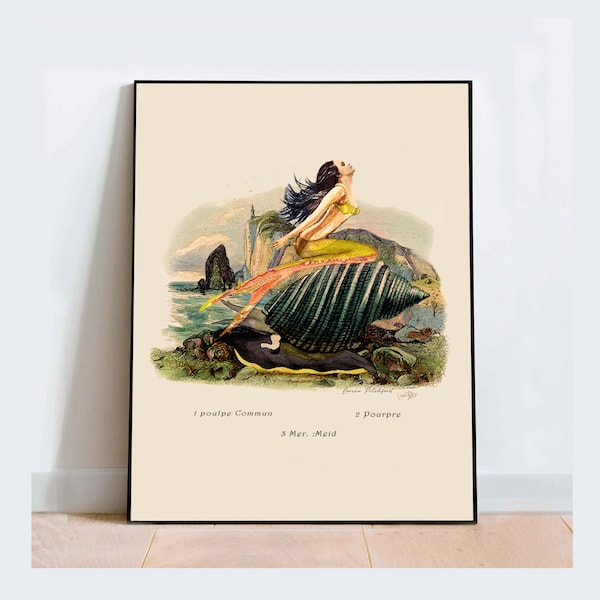 Mermaid Fine Art - Etsy