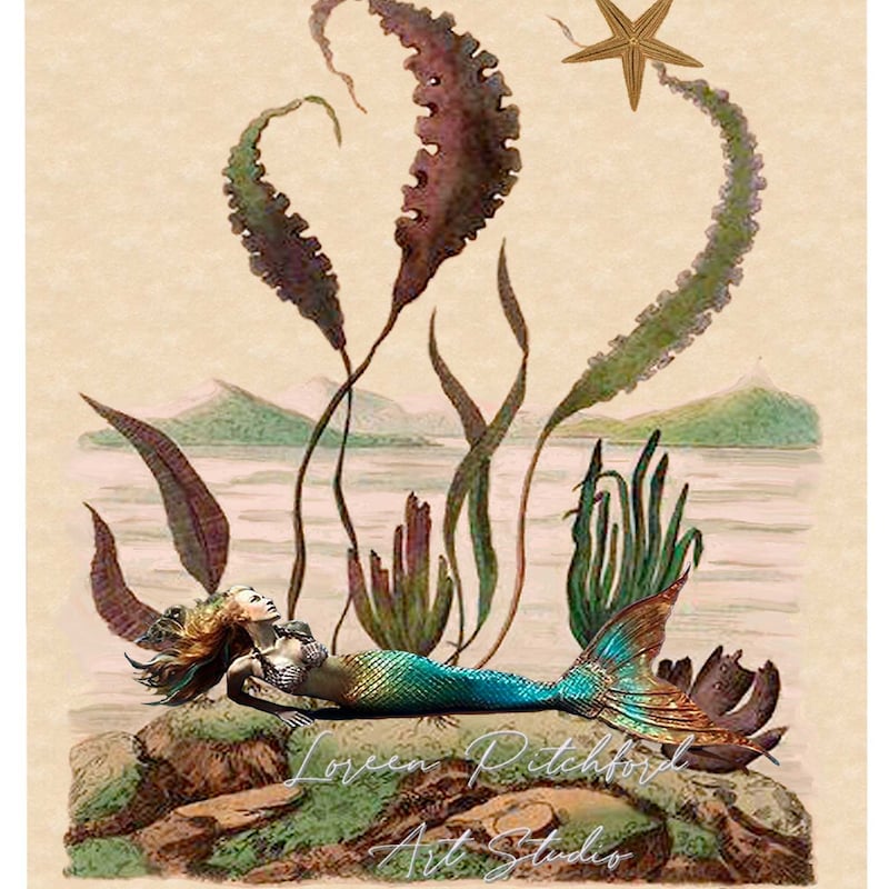 Mermaid Fine Art - Etsy