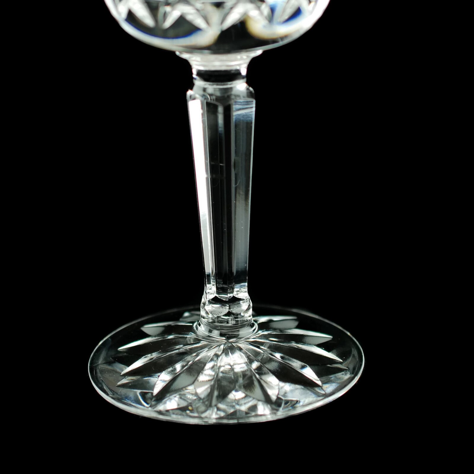 Vintage Lenox Charleston Pattern Cut Crystal Water Goblet | Etsy