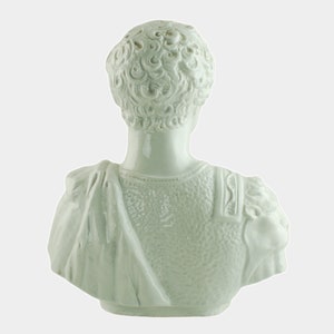 Vintage Italian Roman Emperor Ceramic Bust - Etsy