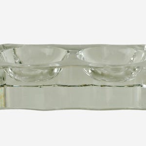 Vintage Baccarat Crystal Double Salt Dip With Cat and Rabbit Head Salt ...