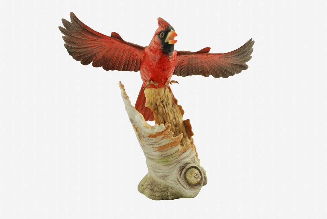 Vintage Boehm Cardinal Hand Painted Bisque Porcelain Figurine 40325 - Etsy