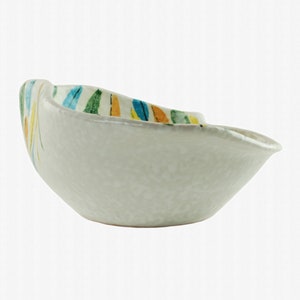 Vintage Bitossi Italy Piume Multi-color Feather Ceramic Bowl - Etsy