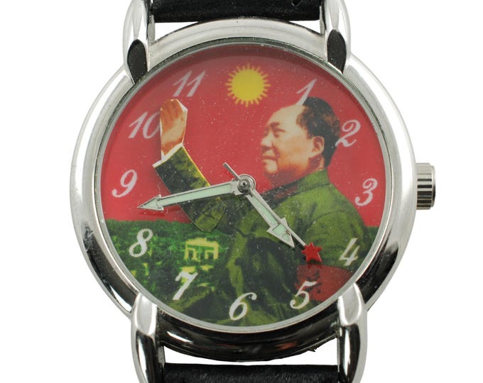 Vintage Waving Chairman Mao 17 Jewel Articulated Mechanical Analogue ...