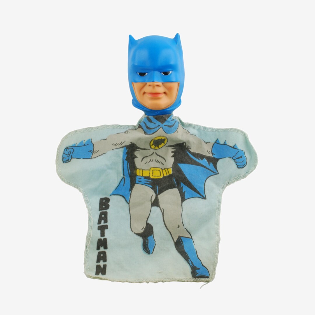 Vintage 1966 Batman Hand Puppet by Ideal Toy Corp Licensed by National ...