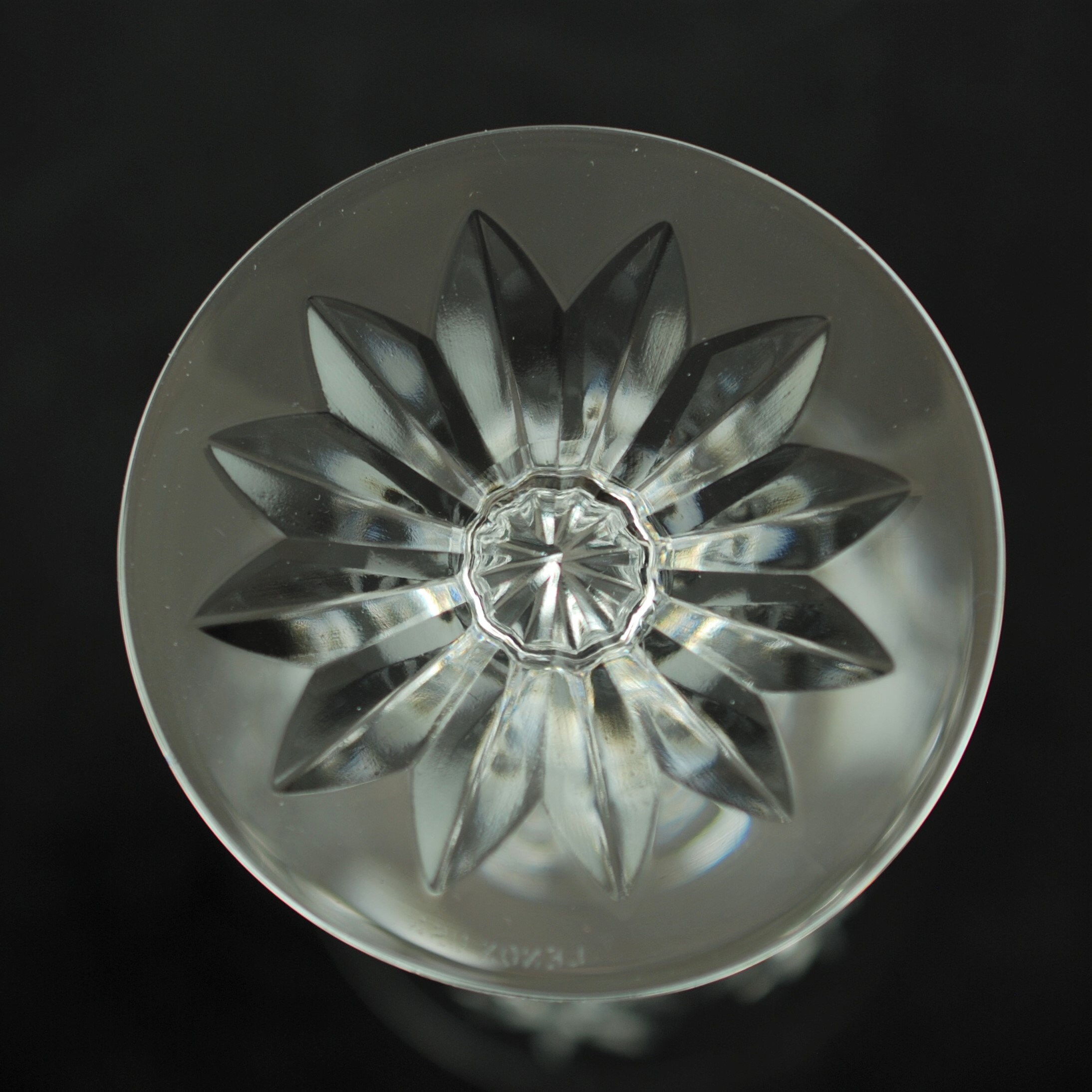 Vintage Lenox Charleston Pattern Cut Crystal Water Goblet | Etsy