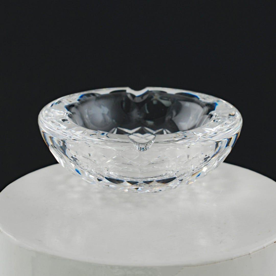 Small Vintage Waterford Irish Crystal Colleen Pattern Ashtray With 2 ...