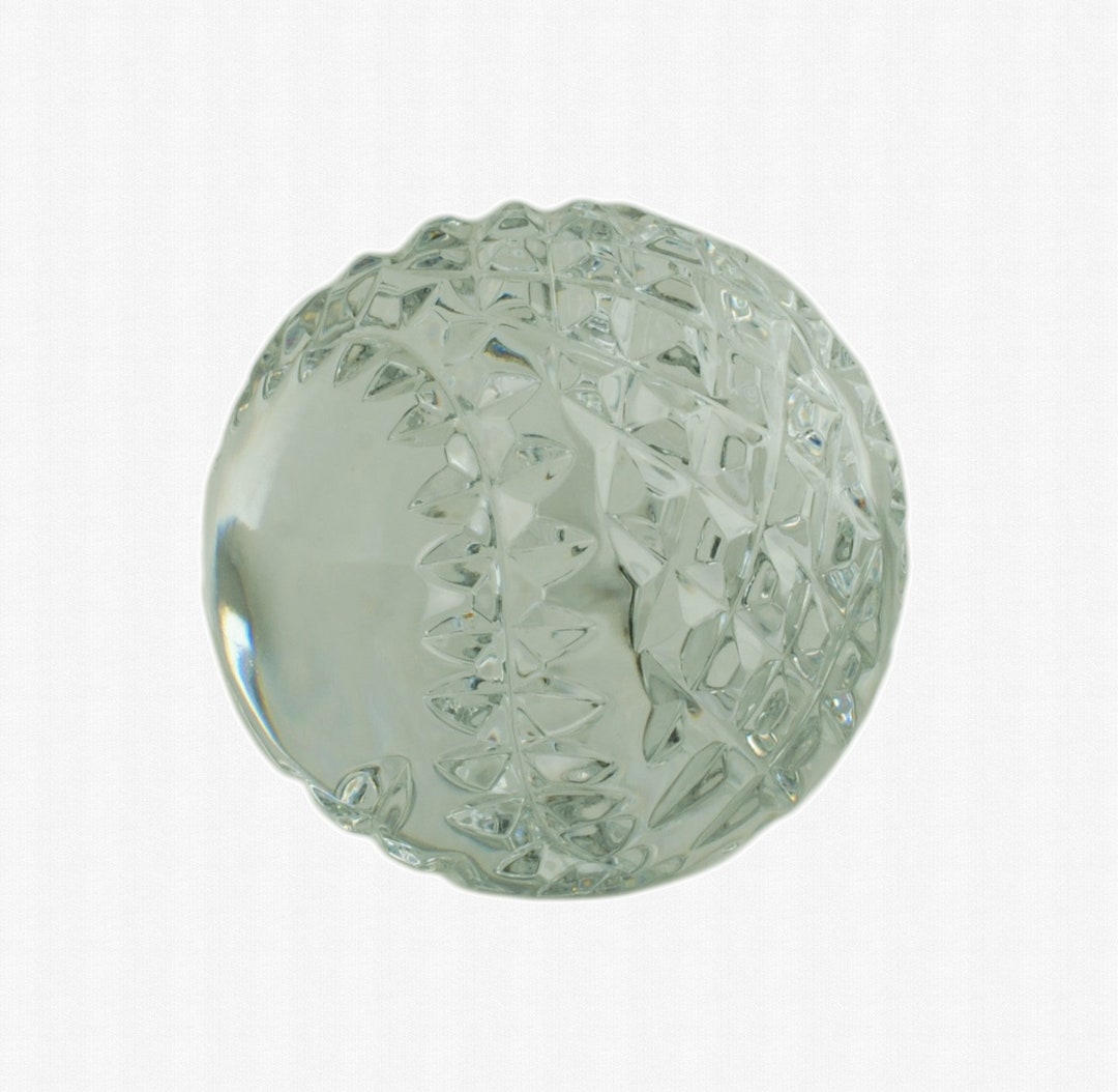 Vintage Waterford Irish Crystal Tennis Ball Baseball Paperweight - Etsy