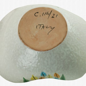 Vintage Bitossi Italy Piume Multi-color Feather Ceramic Bowl - Etsy