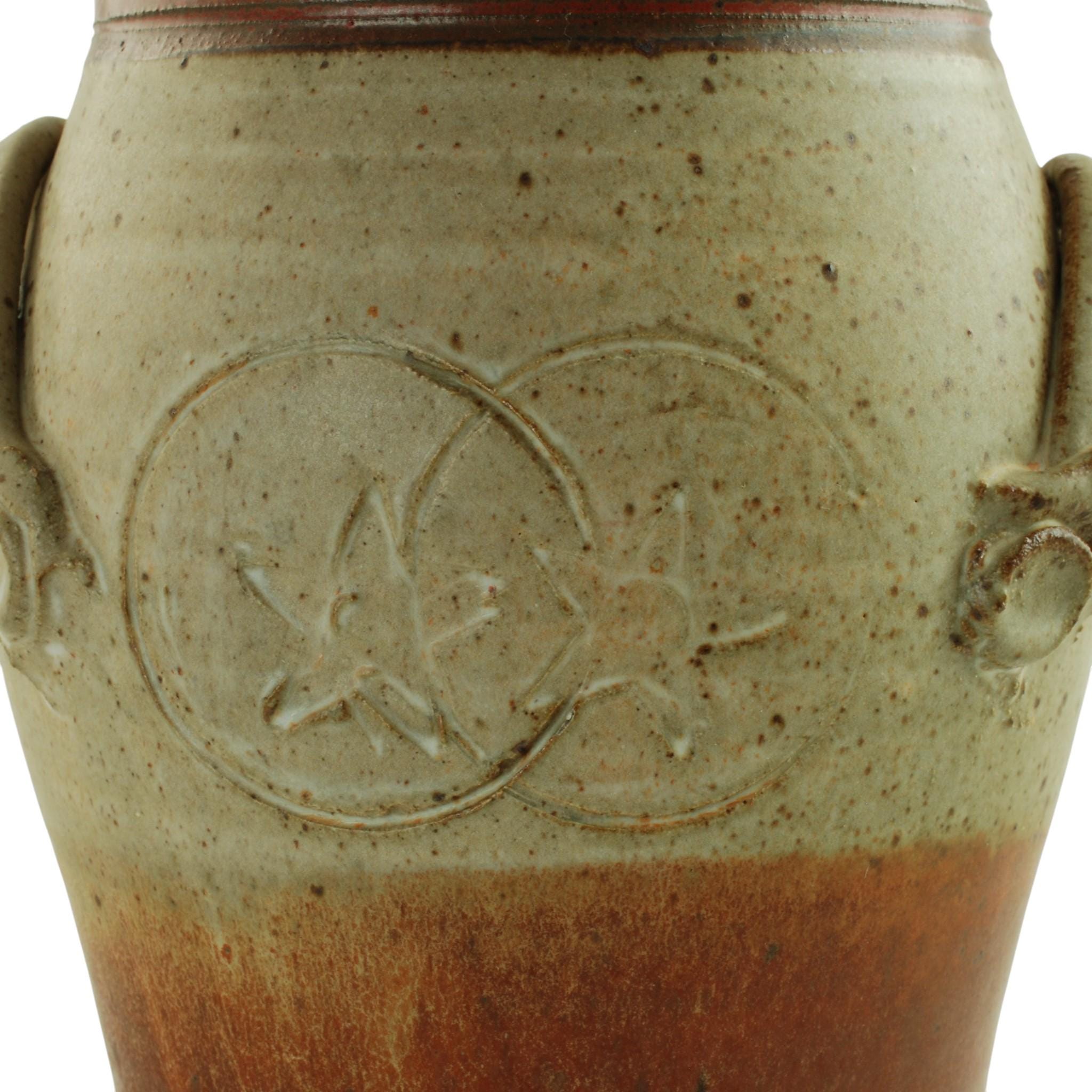 Vintage Robert Hasselle Studio Art Pottery Hand Thrown Stoneware Lidded ...