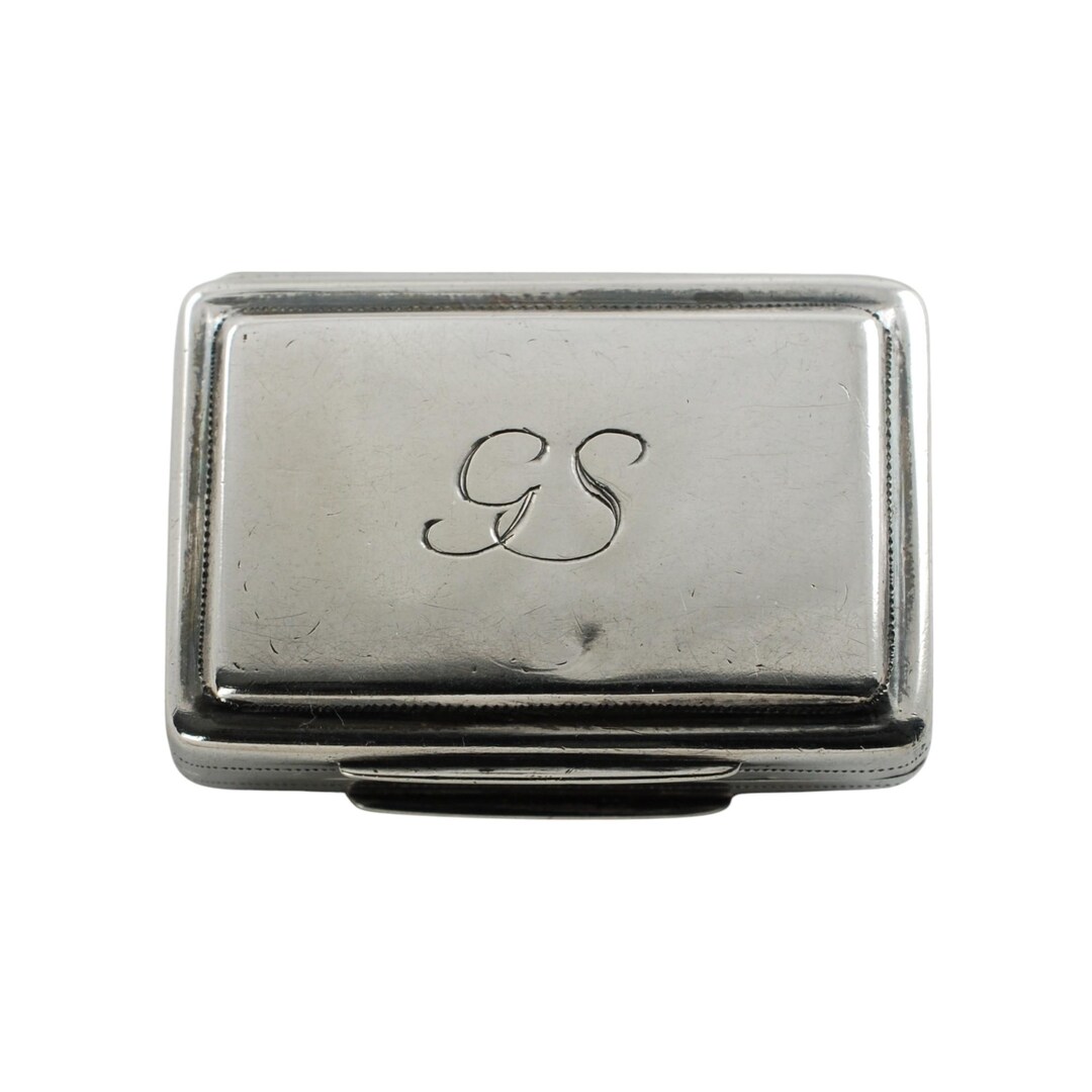 Antique 1797 Ledsam & Vale Sterling Silver Vinaigrette With Filigree ...