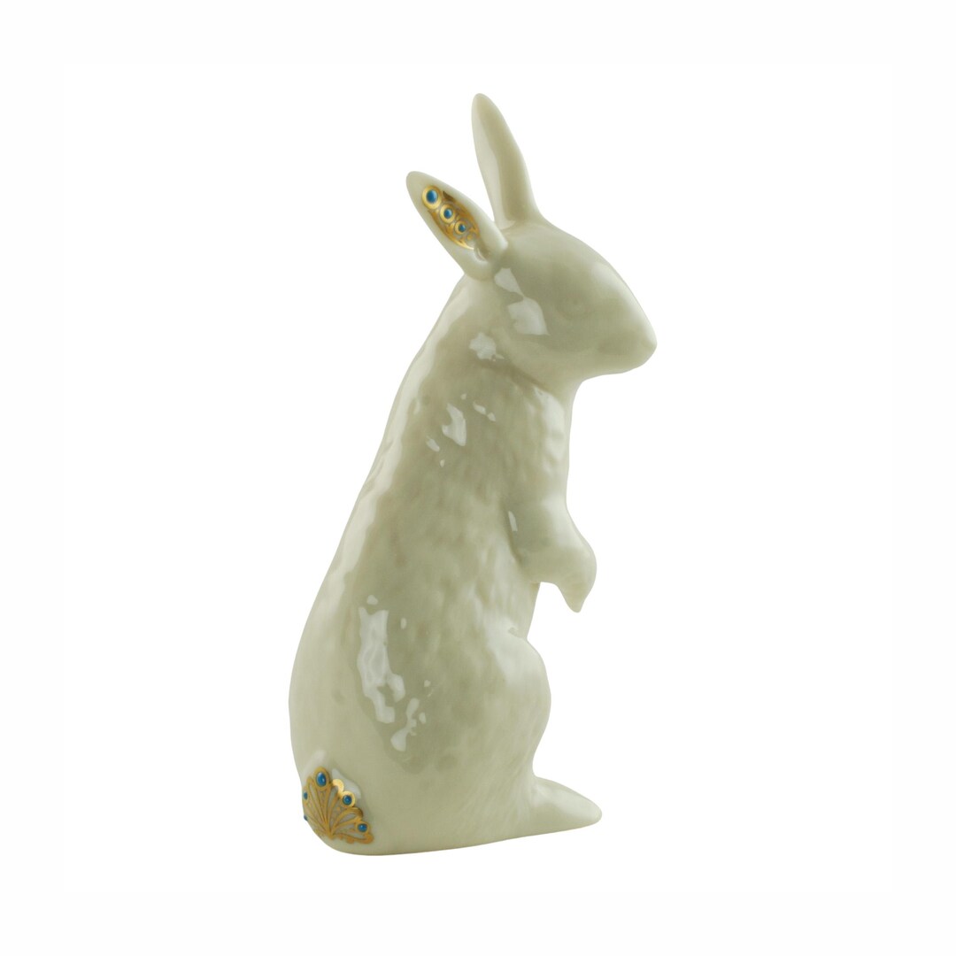 Vintage Lenox Jewels Collection Standing Rabbit Figurine - Etsy