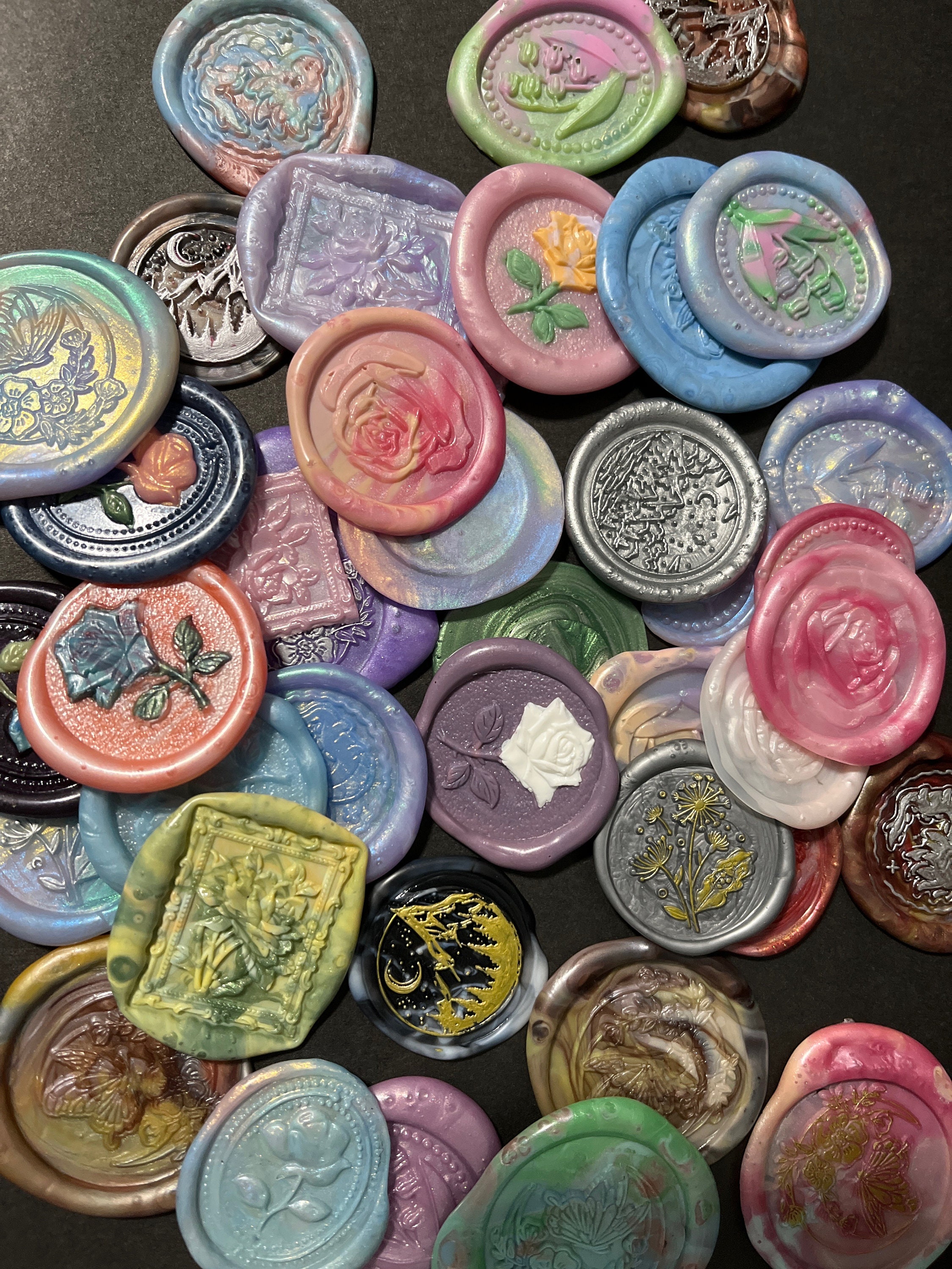 Mystery Pack Wax Seal Sticker, Premade Envelope Seal, Self Adhesive ...