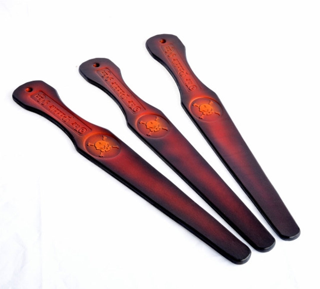 BDSM Leather Paddle, Handmade Leather Paddle. Leather Spanking Paddle ...