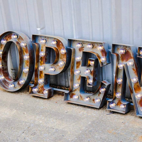 Metal Marquee - Etsy