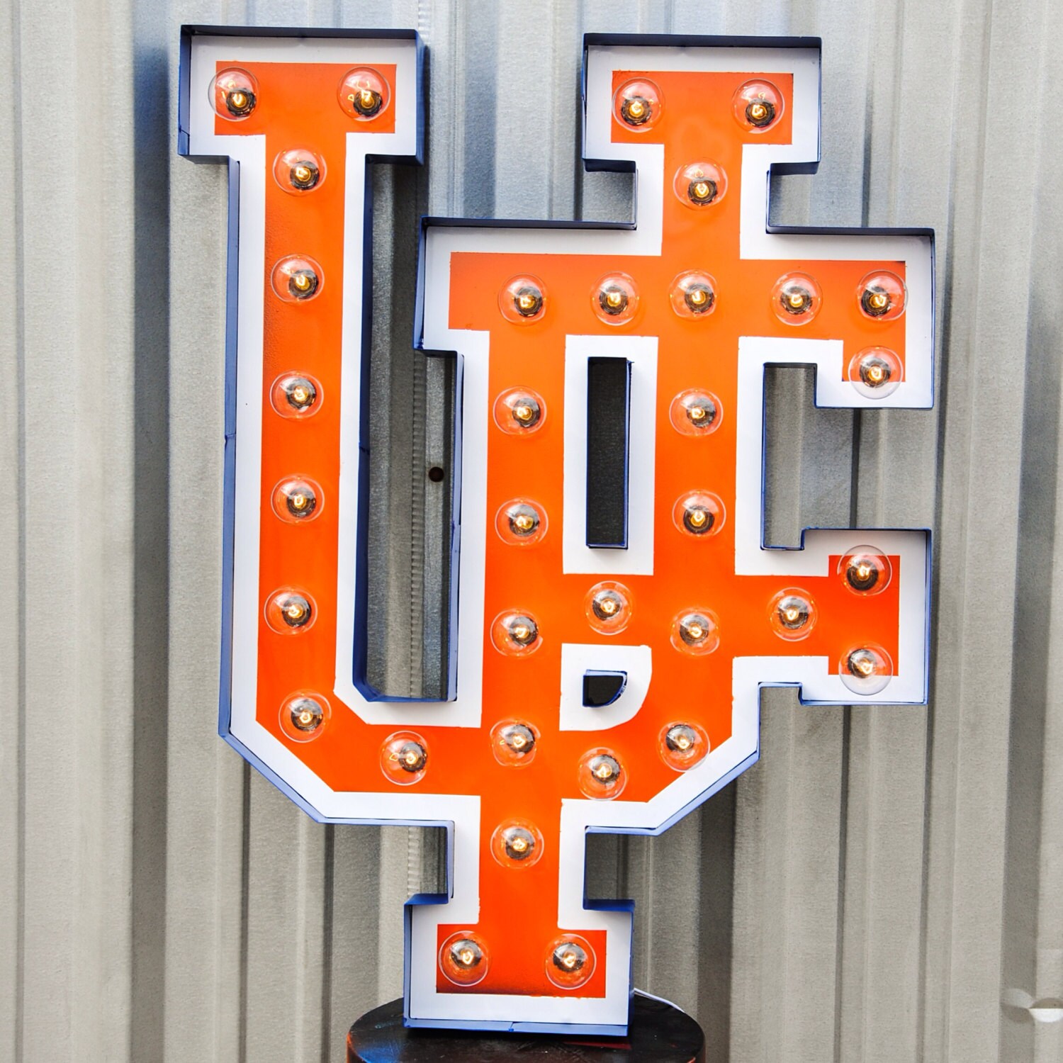Florida Gators Metal Letter Replica Marquee Logo in School - Etsy
