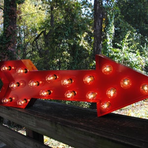 Metal Lighted Arrow. - Etsy