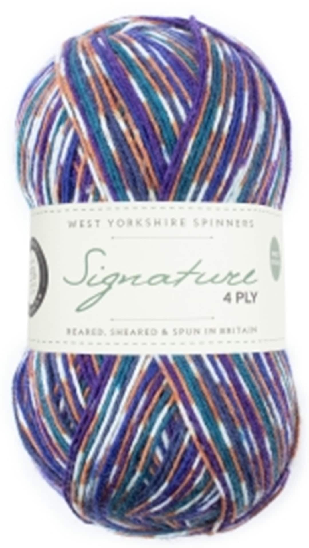 West Yorkshire Spinners Signature Bird Colours 4 Ply Sock Yarn 100g ...