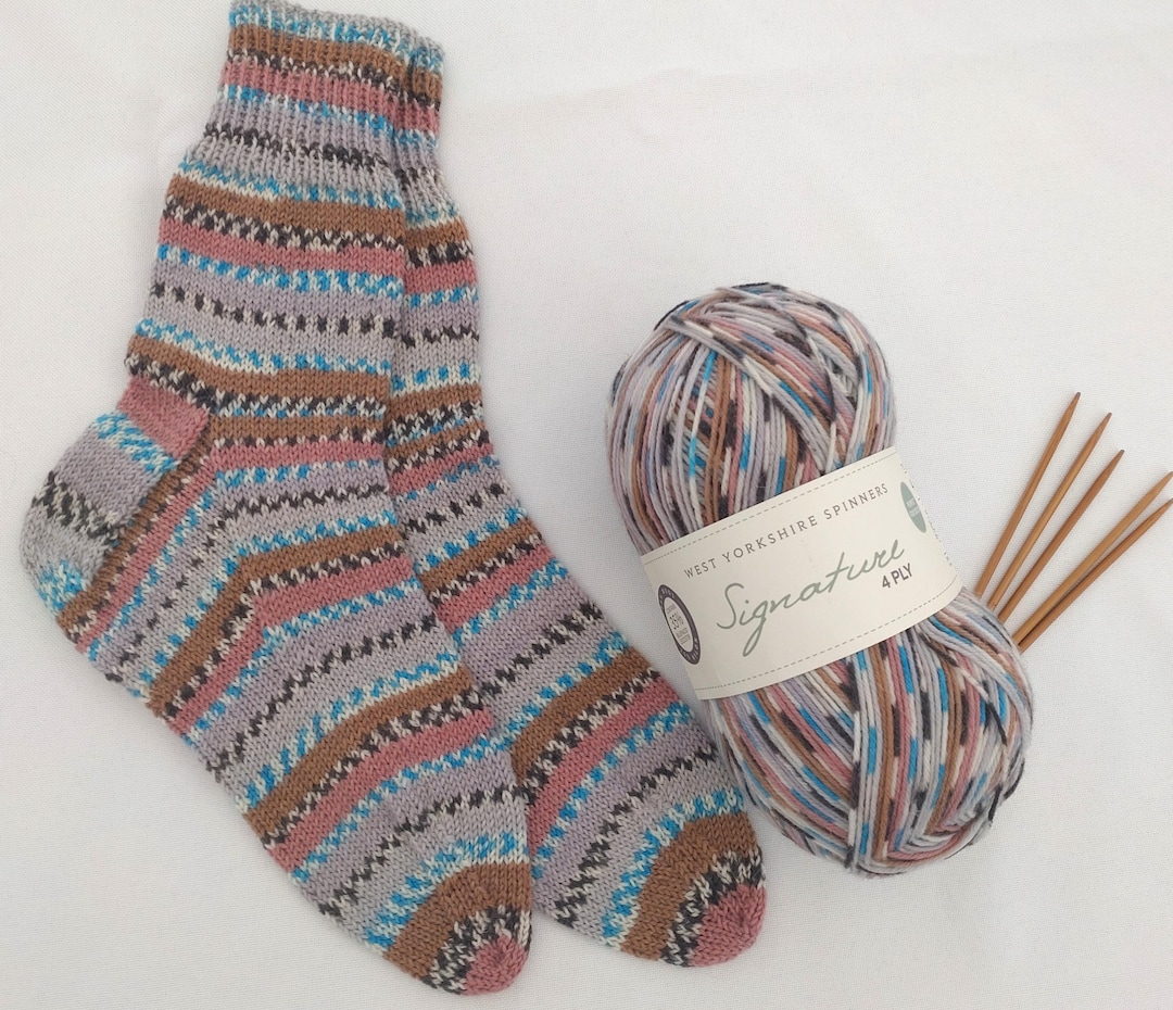 Sock Knitting Kit Bird Colours : Colour Set 2 - Etsy