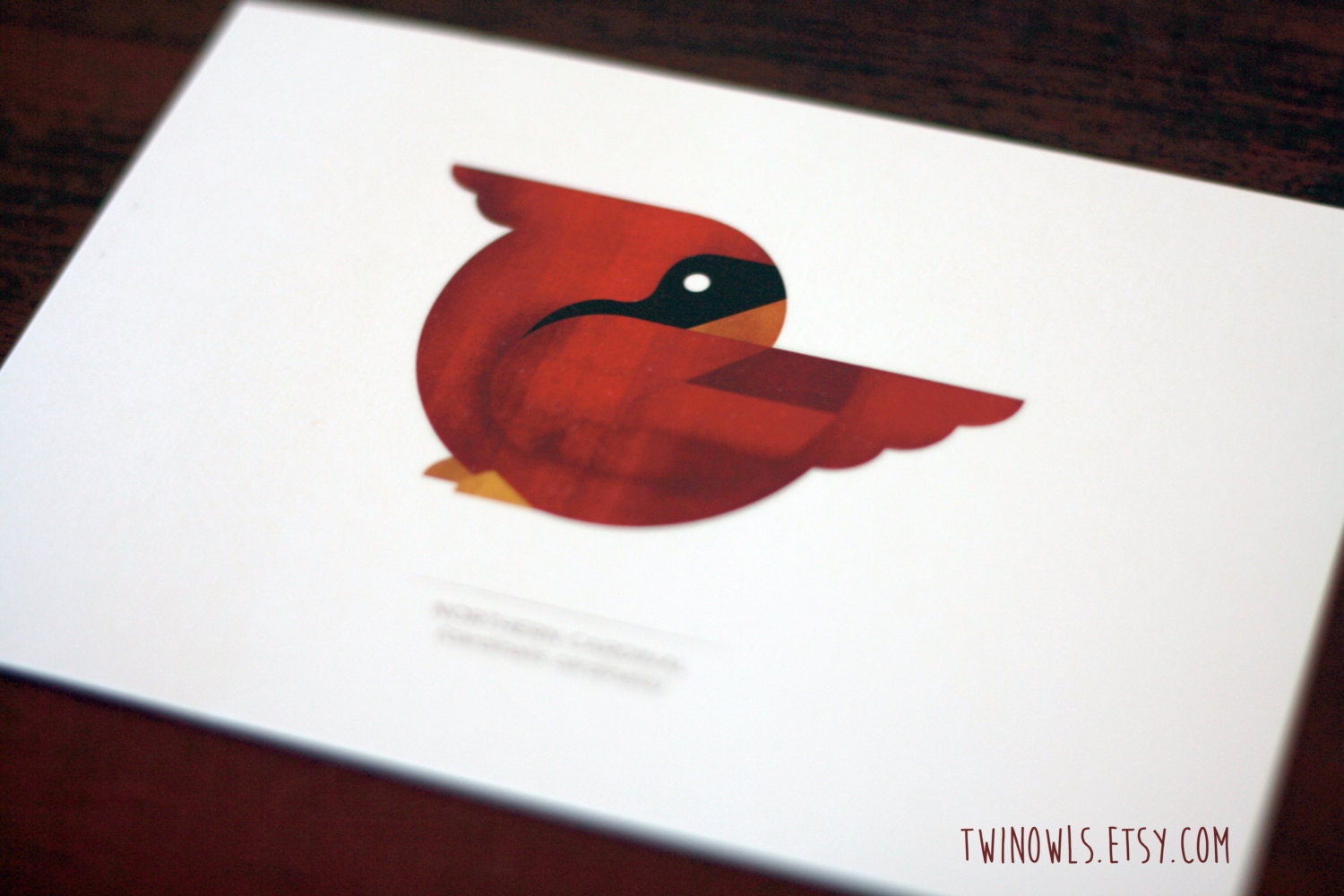 Red Northern Cardinal Print Signed Canadian Wildlife Series - Etsy