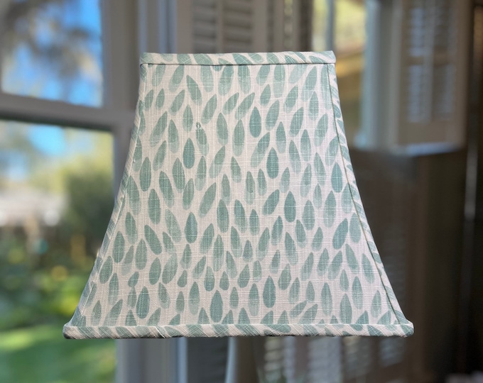 Coastal Lamp Shade, Blue Lamp Shade, Aqua Lamp Shade, Lamp Shades - Etsy