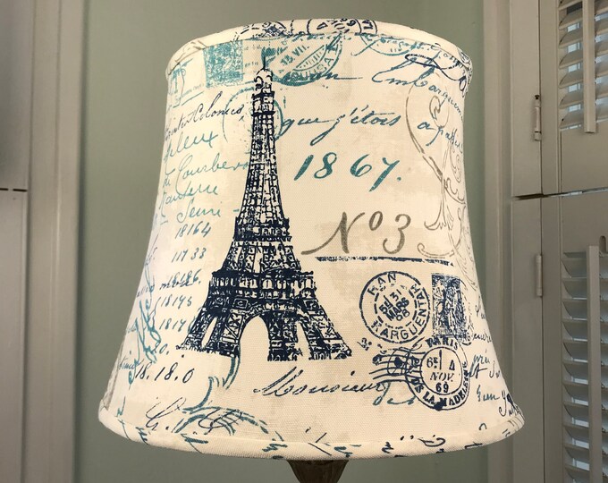 French Lamp Shade, Eiffel Tower Lamp Shade, Paris Lamp Shade, Medium ...