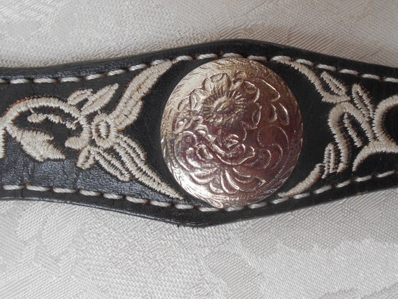 Mexican Piteado Charro Belt and Buckle - FREE SHIPPIN… - Gem