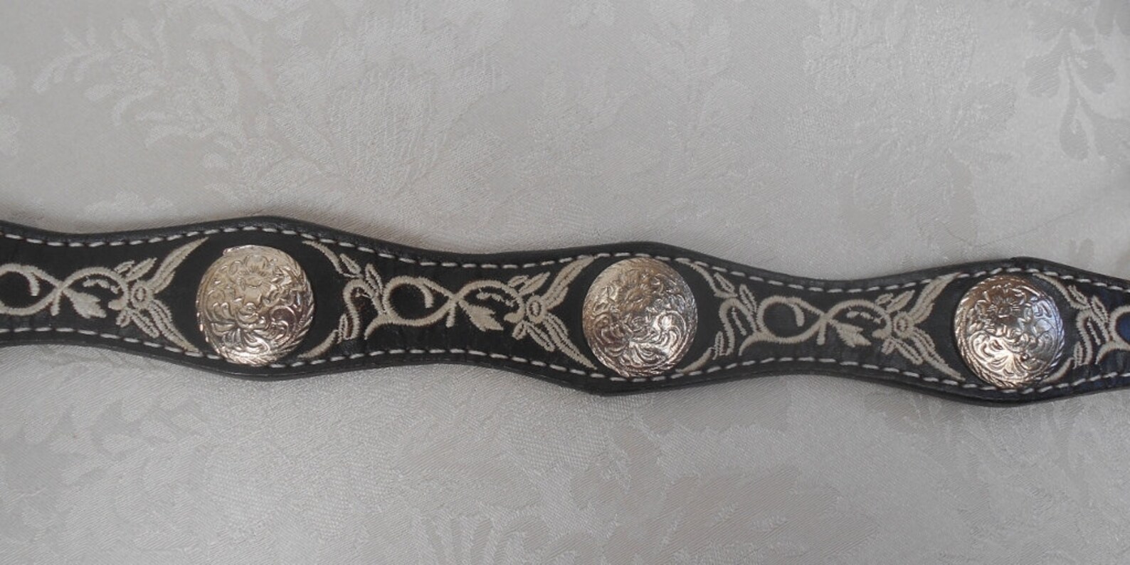 Mexican Piteado Charro Belt and Buckle - FREE SHIPPING - [#142 - DC ...