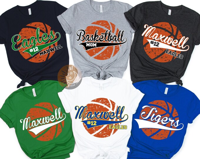 Basketball Mom Shirt, Basketball Coach Shirt, Basketball Team Shirt, Basketball Grandma Shirt ...
