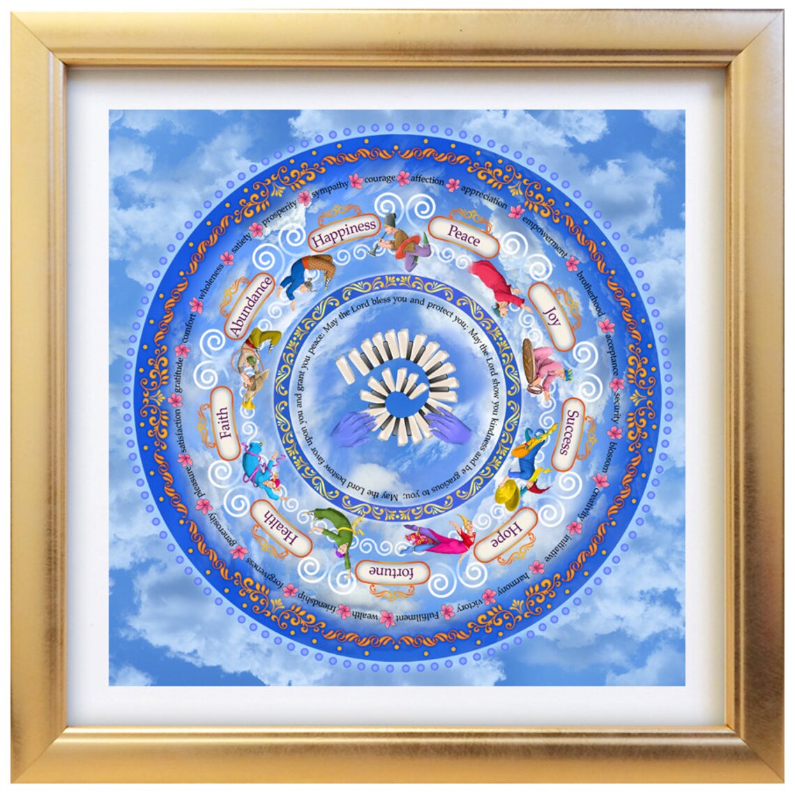 Mandala Amulet for Happiness for Harmony Happiness Joy - Etsy