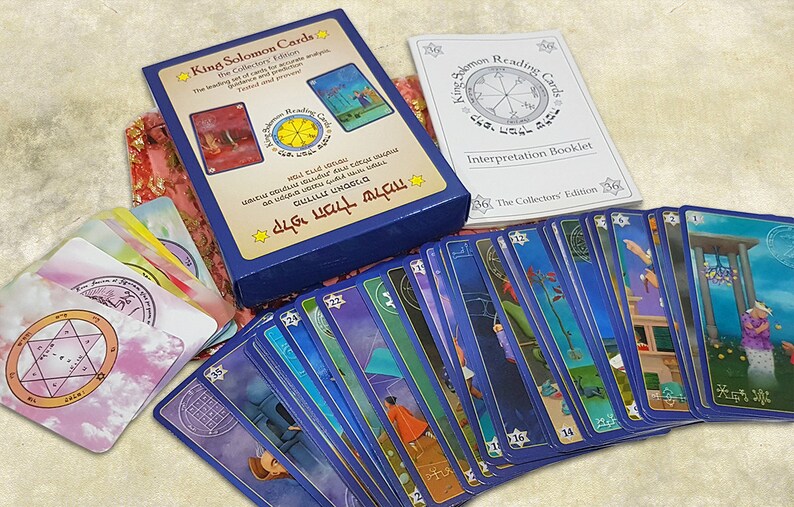 A Pair of Wonderful Kabbalah Oracle Card Sets Revealed by the | Etsy