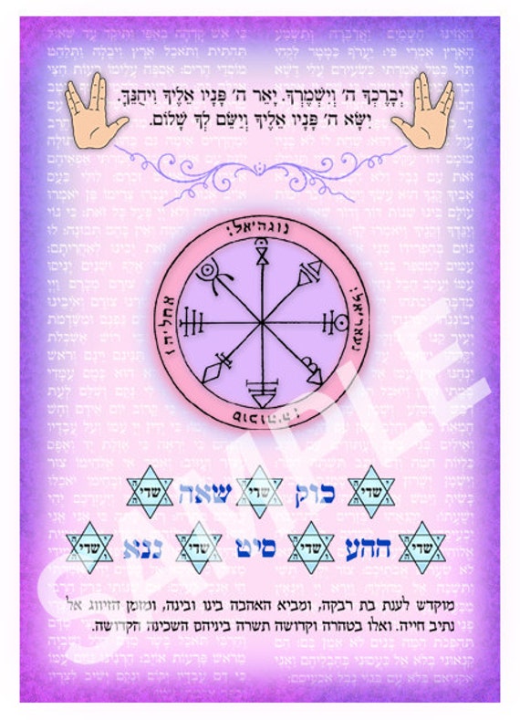 Personalized Kabbalah amulet for love & passion relationships | Etsy