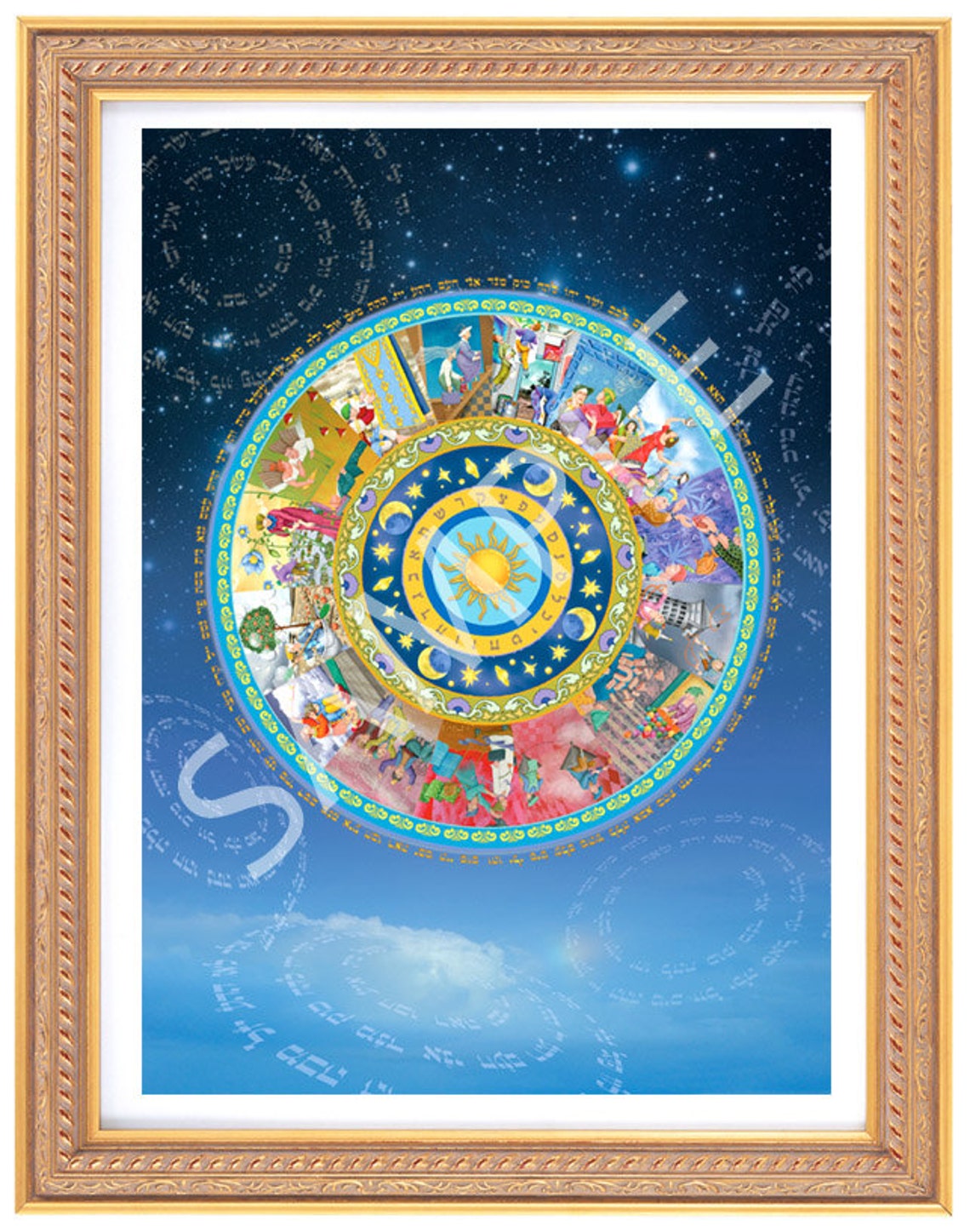 Wheel of Wisdom - Limited Edition Kabbalah Fine Art Print on Quality ...