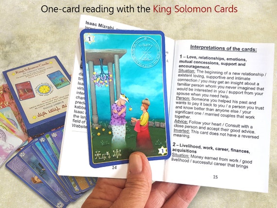 A Personal Message for You From the King Solomon Cards One | Etsy