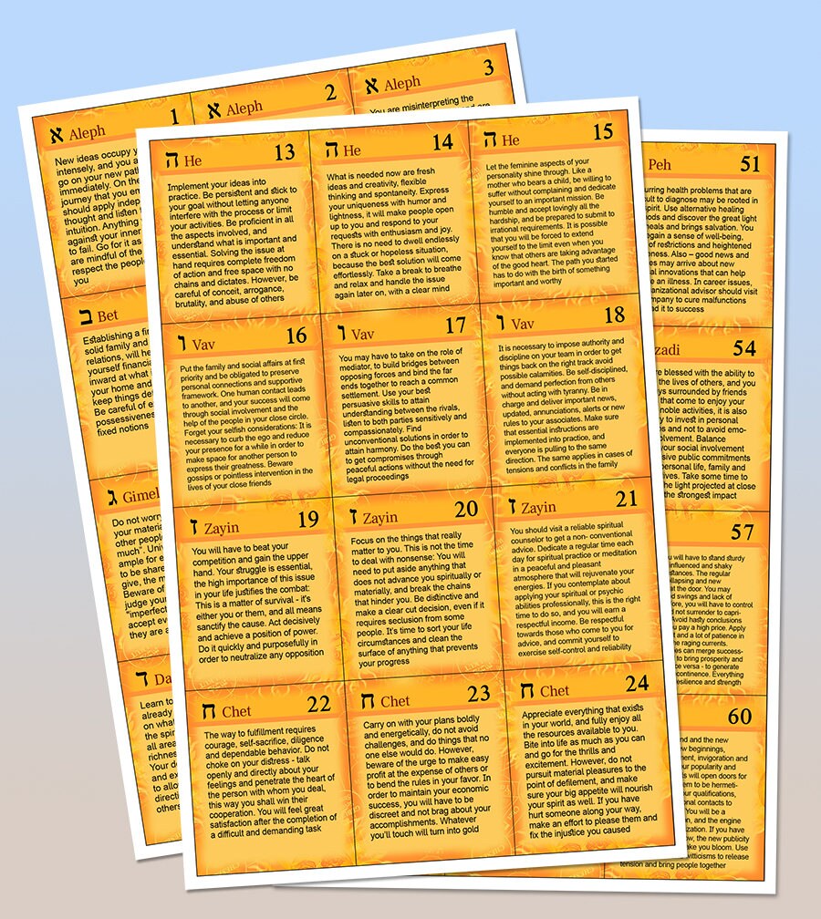 Make Your Own Set of Guidance Cards and Get Practical Advice - Etsy