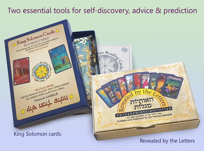 A Pair of Wonderful Kabbalah Oracle Card Sets Revealed by the | Etsy