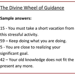 The Divine Wheel of Guidance - Simple Advice When You Need It - Make ...